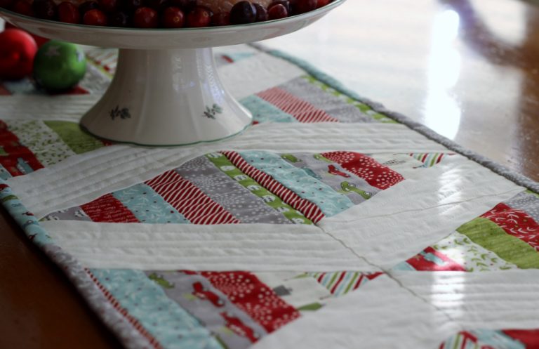 scrappy table runner tutorial - Simple Handmade. Everyday