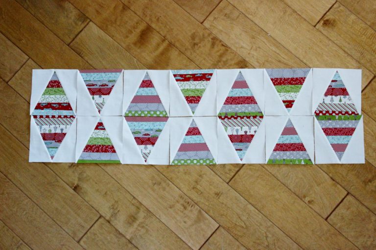 scrappy table runner tutorial - Simple Handmade. Everyday