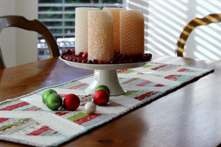 scrappy table runner tutorial - Simple Handmade. Everyday
