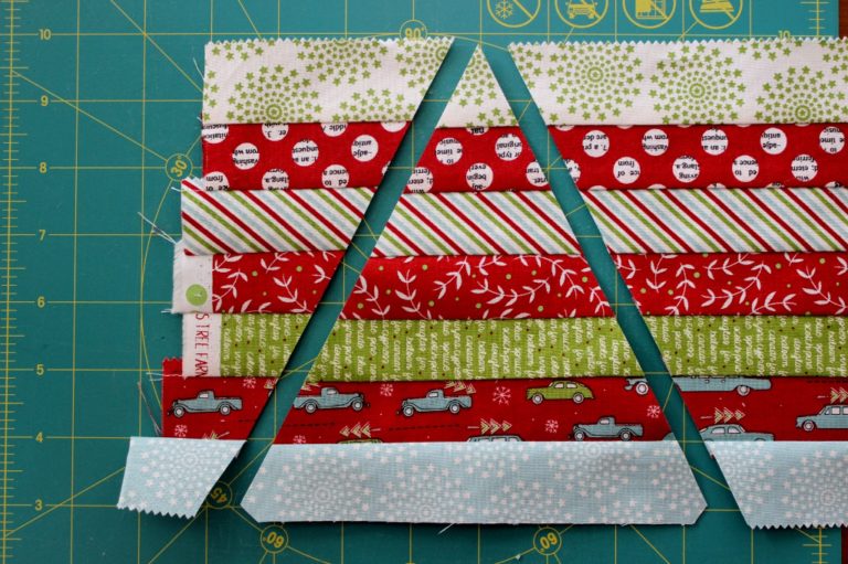 scrappy table runner tutorial - Simple Handmade. Everyday