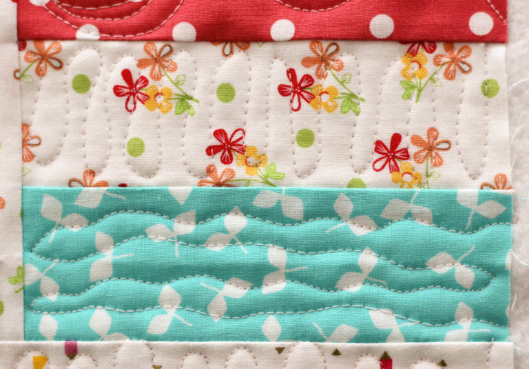 How to Free Motion Quilt Loops - Simple Handmade. Everyday