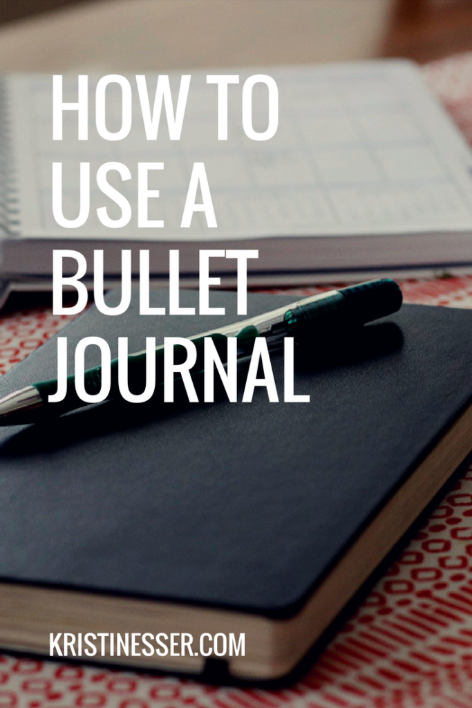 How I use a bullet journal - Simple Handmade. Everyday